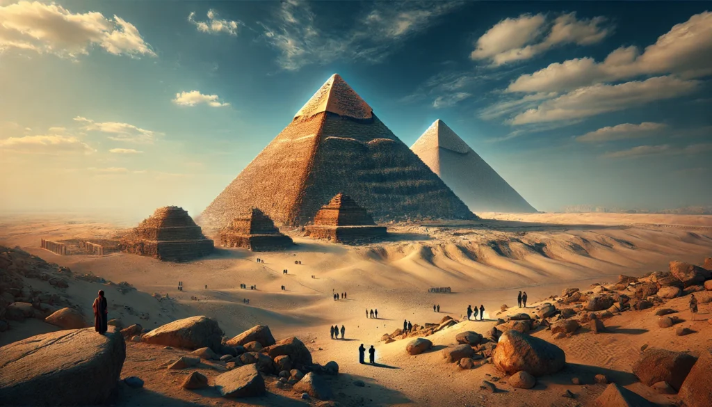 Stavba Velké pyramidy v Gíze – iEgypt.eu